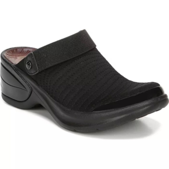 Bzees | Shoes | New Bzees Womens Kitty Black Slipon Slingback Clogs ...